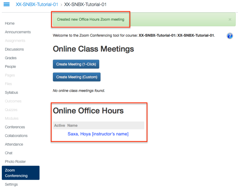 Zoom Conferencing in Canvas | University Information Services ...