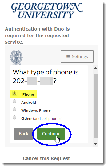 Adding a Device to Your Duo Account | University Information Services ...