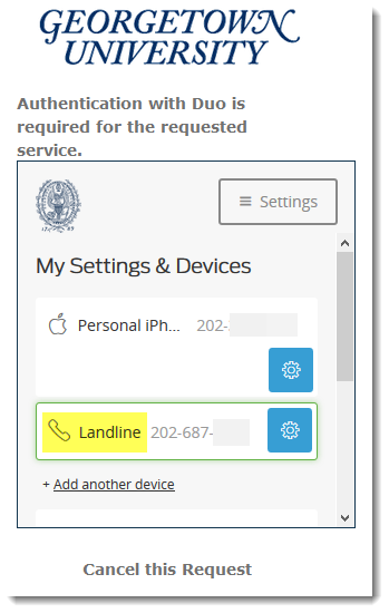 Adding a Device to Your Duo Account | University Information Services ...