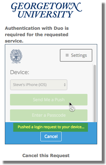 Logging in to GU Web Sites Using Duo | University Information Services ...