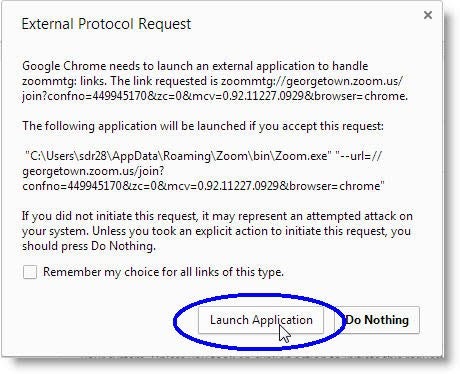 Joining a Zoom Meeting (Windows) | University Information Services ...
