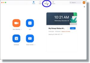 Starting Your Scheduled Meeting as a Host | University Information ...