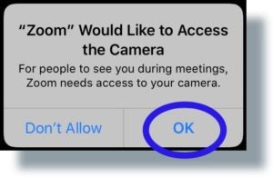 Joining a Zoom Meeting (iOS) | University Information Services ...