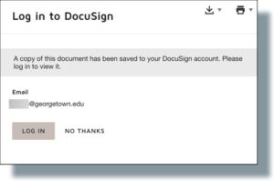 Docusign | University Information Services | Georgetown University