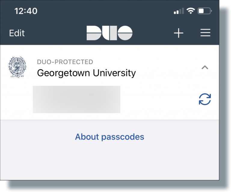 Obtaining a Passcode from the Duo Mobile App | University Information ...