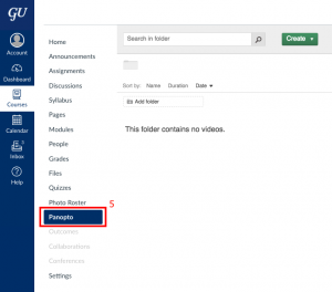 Panopto: Get Started | University Information Services | Georgetown ...