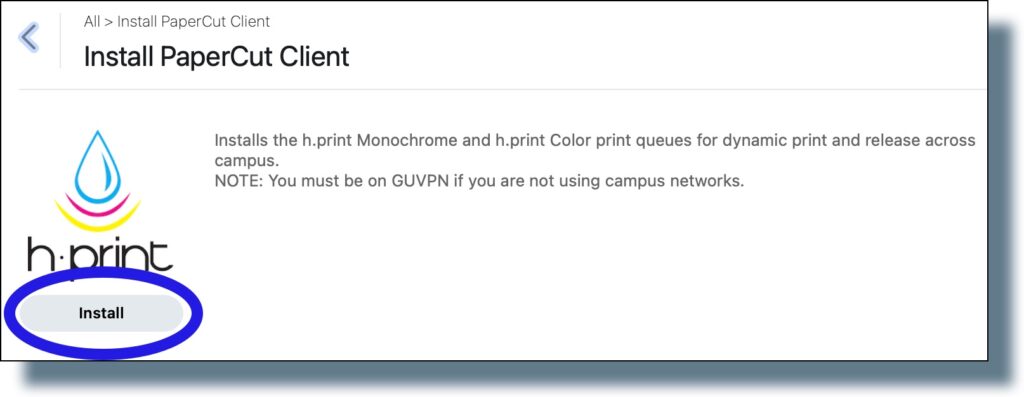 Installing the PaperCut Print Client | University Information Services ...