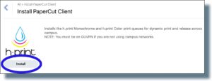 Installing the PaperCut Print Client | University Information Services ...