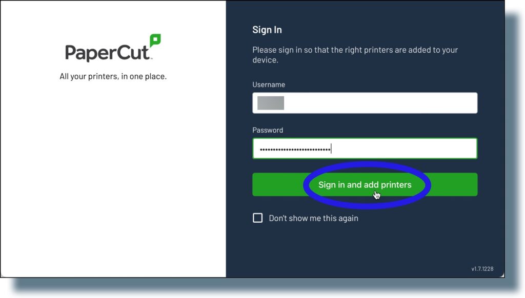 Installing the PaperCut Print Client | University Information Services ...
