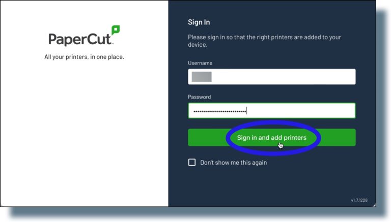 Installing the PaperCut Print Client | University Information Services | Georgetown University