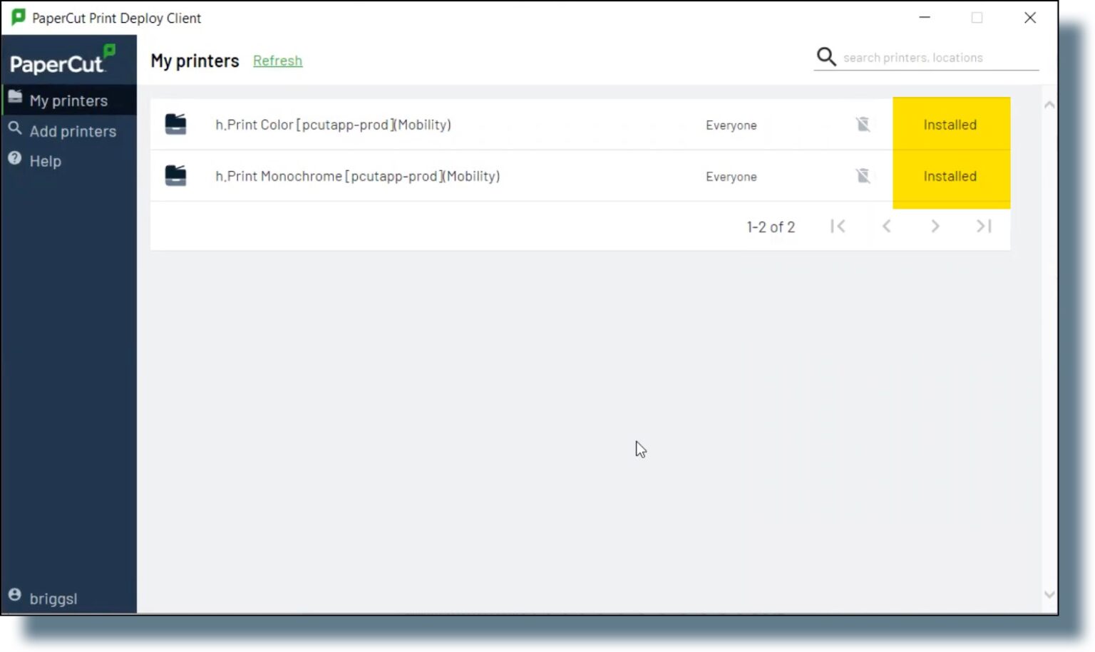Installing the PaperCut Print Client | University Information Services | Georgetown University