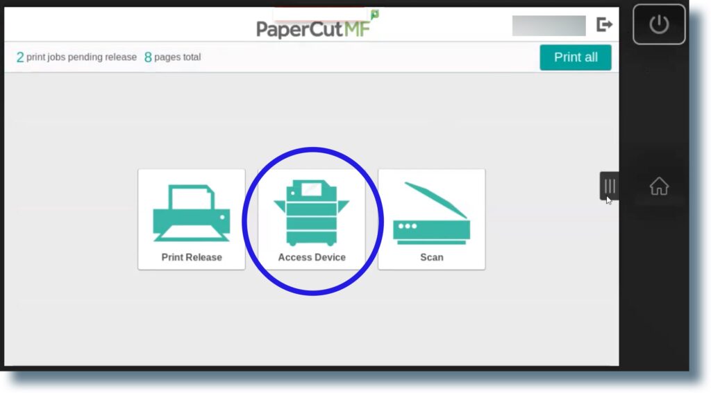 Copying a Document on a PaperCut Printer | University Information ...
