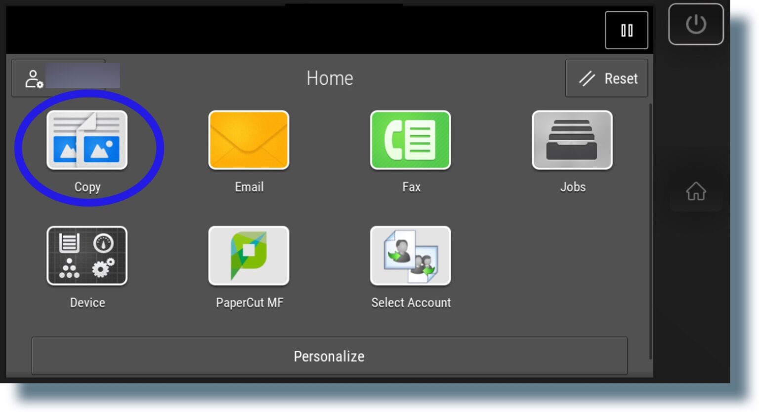 Copying a Document on a PaperCut Printer | University Information ...