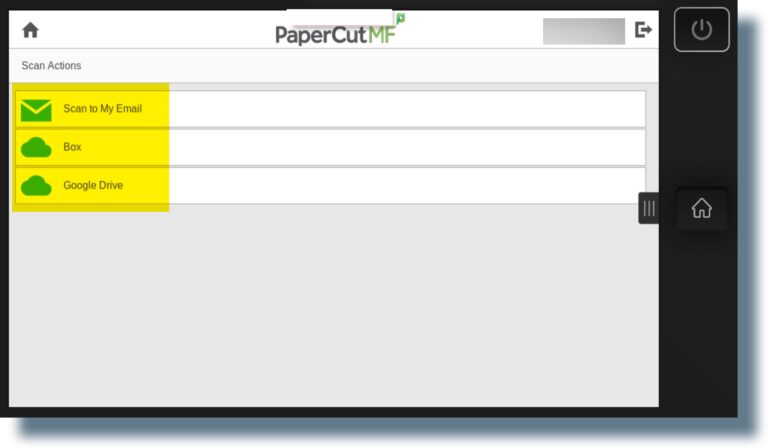 Scanning a Document on a GU PaperCut Printer | University Information ...