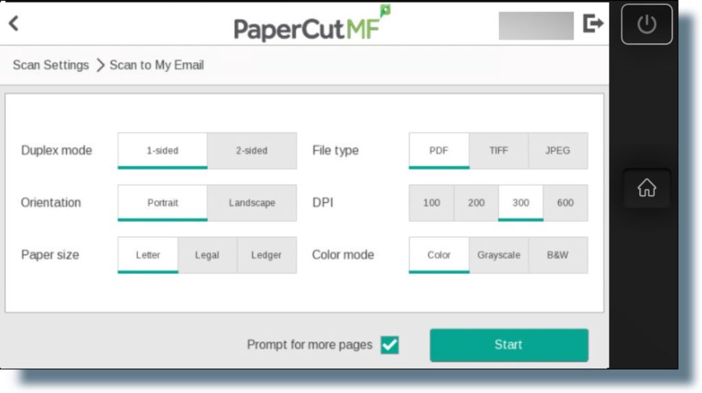 Scanning a Document on a GU PaperCut Printer | University Information ...