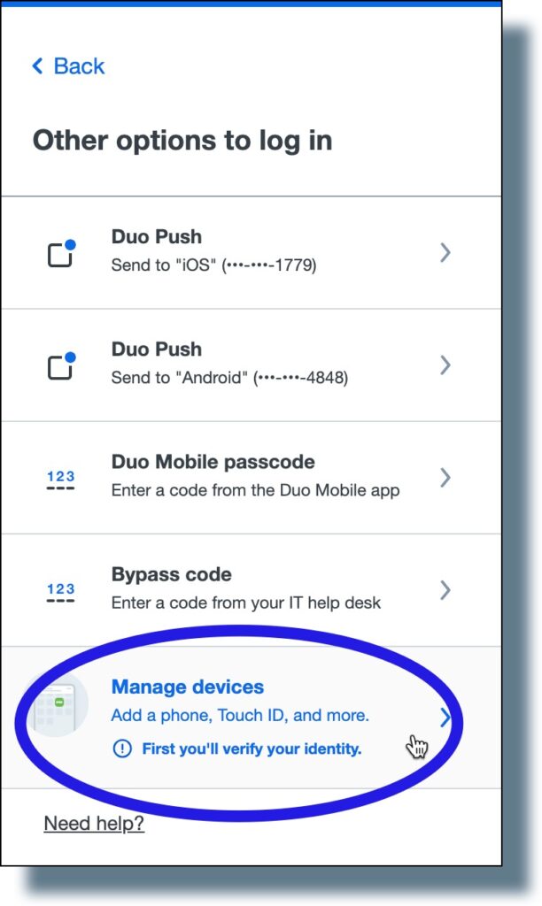 Adding Touch ID to Your Duo Account | University Information Services | Georgetown University