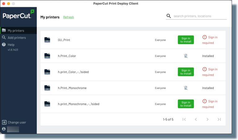 Installing the PaperCut Print Client | University Information Services ...