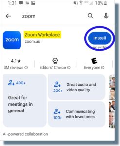 Installing Zoom (Android) | University Information Services ...