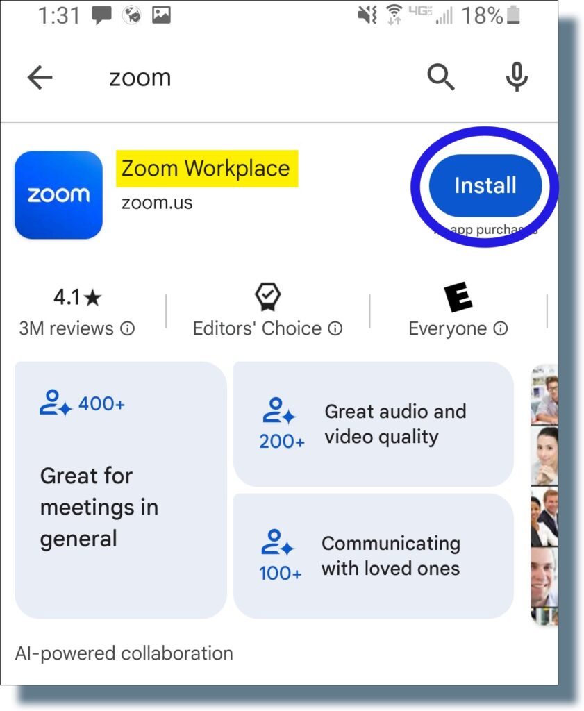 Installing Zoom (Android) | University Information Services ...