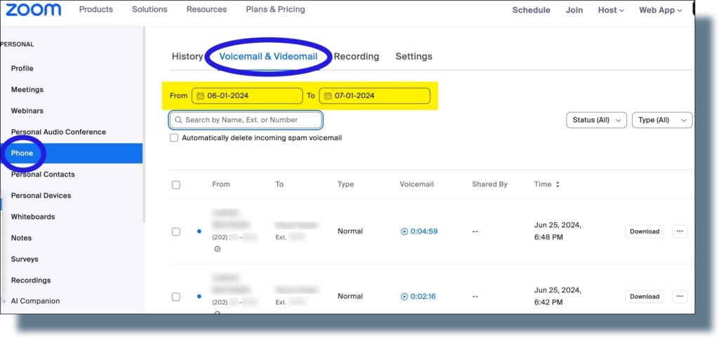 Checking Voicemail on Zoom Phone | University Information Services ...