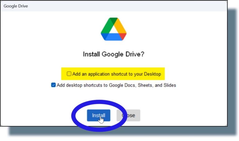 Installing Google Drive for Desktop (Windows) | University Information ...